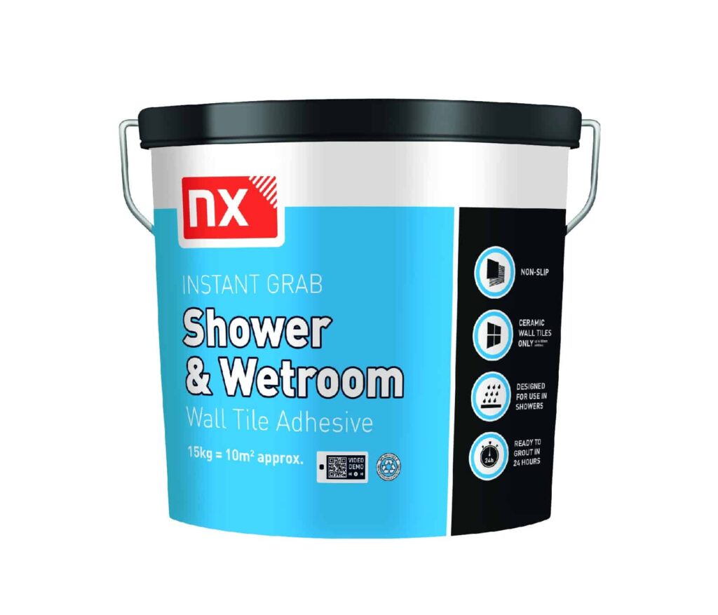 NX Showerproof Wall Tile Adhesive - Palace Chemicals